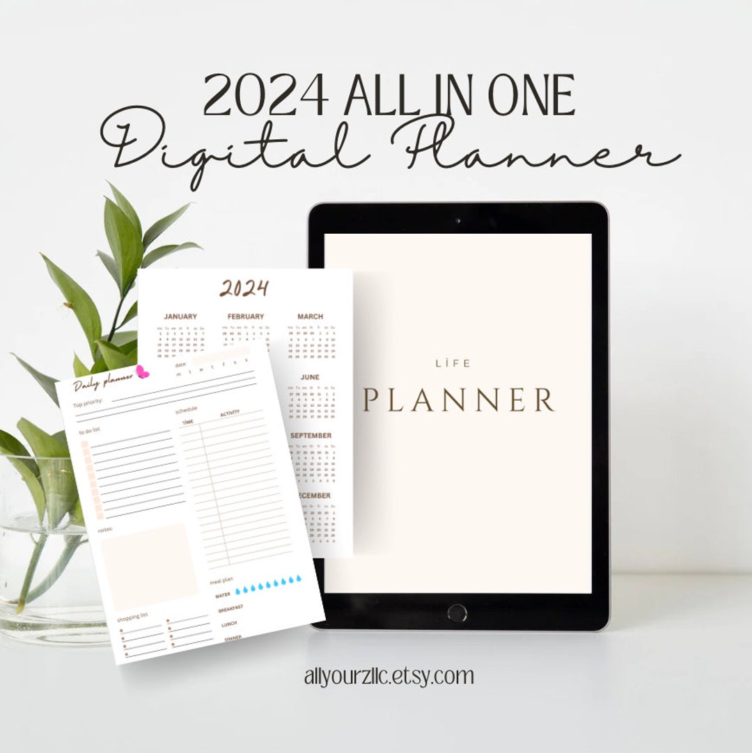Digital Planner for Busy Mom Student Planner Busy Life Planner ...