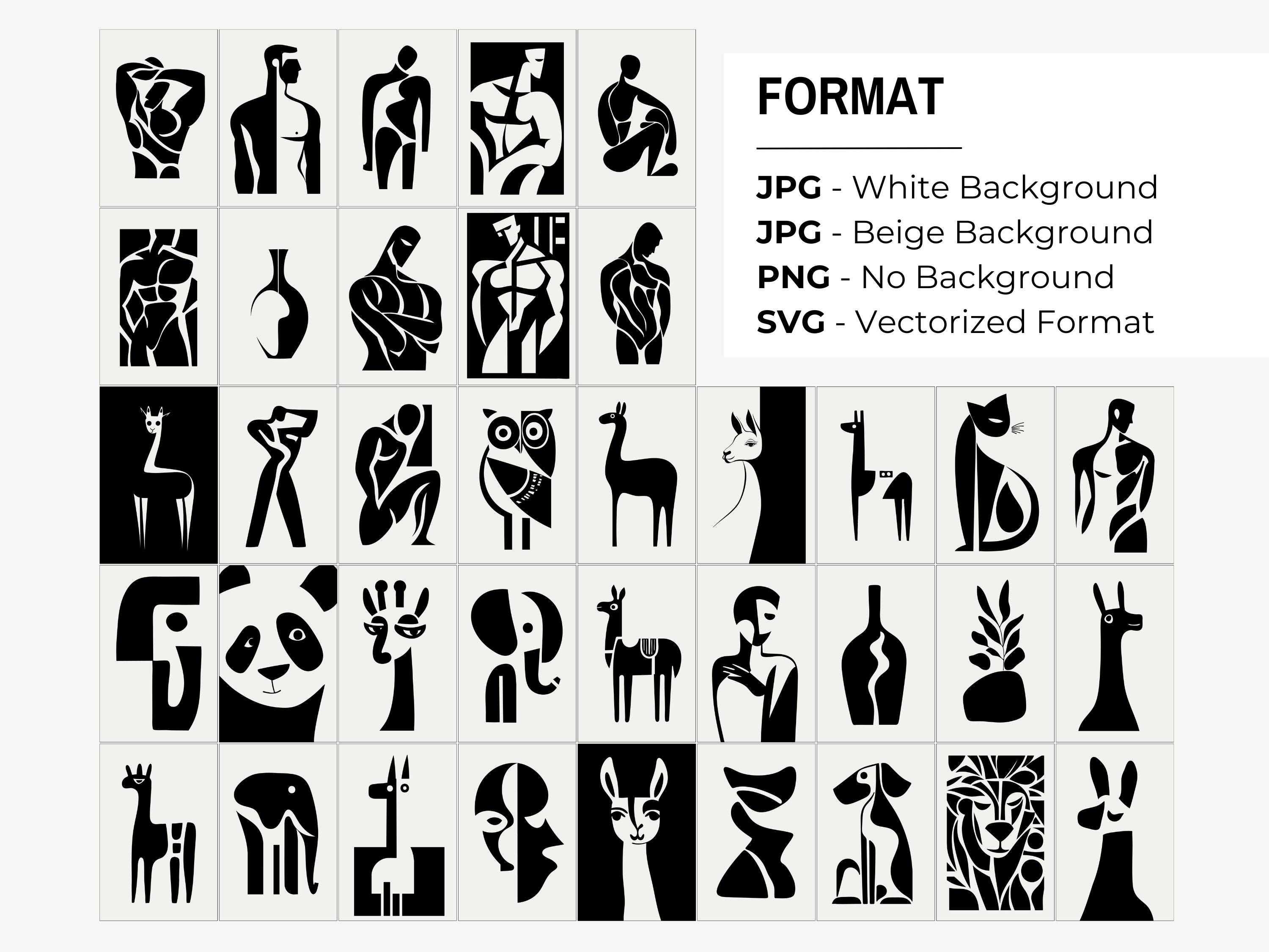 200+ Henry Matisse Cut-out Art Style Bundle | JPG PNG SVG | Digital ...