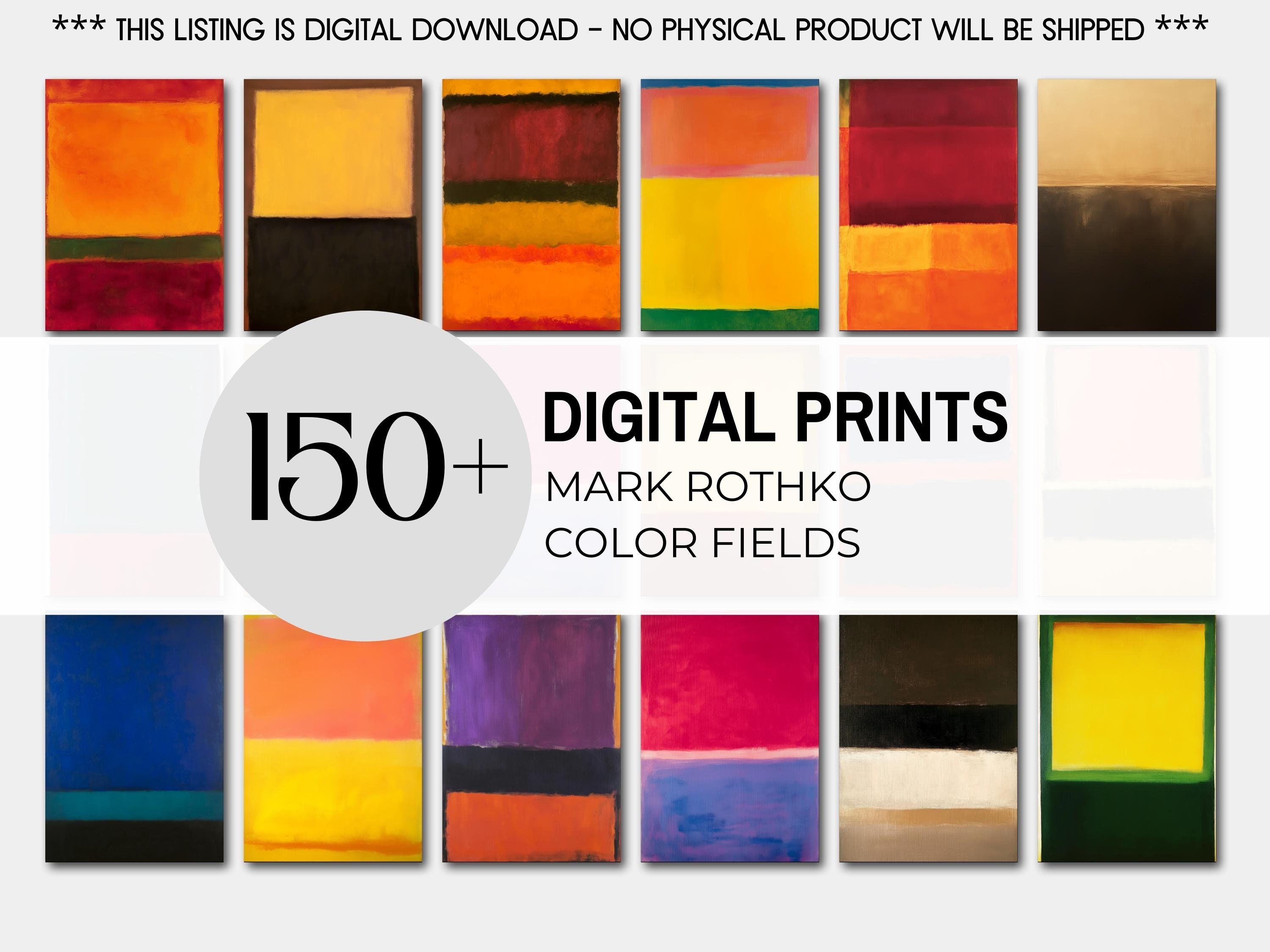 150+ Mark Rothko Inspired Color Fields Art Collection | Digital Prints ...