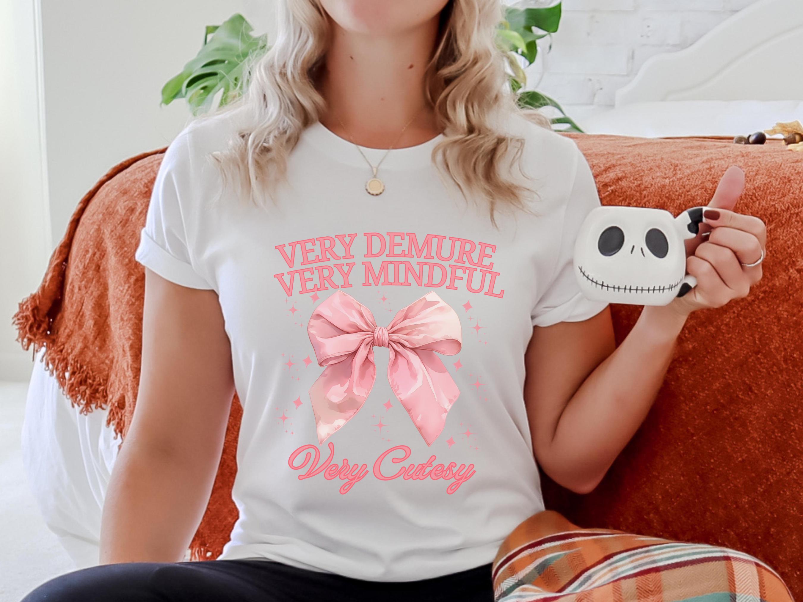 Very Demure Very Mindful Very Cutesy PNG for Shirts Gen Z Aesthetic ...