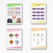 Set of 12 Educational Posters for Preschool | 12 Learning Posters for ...