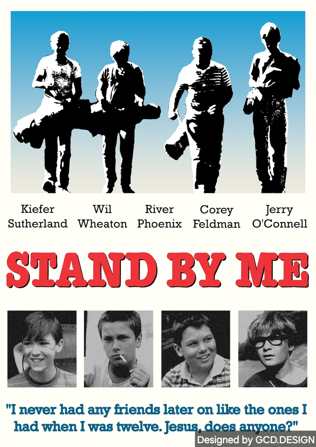 Stand by Me (1986) Poster - Etsy