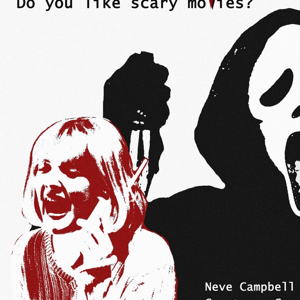 Scream 1996 Poster - Etsy UK