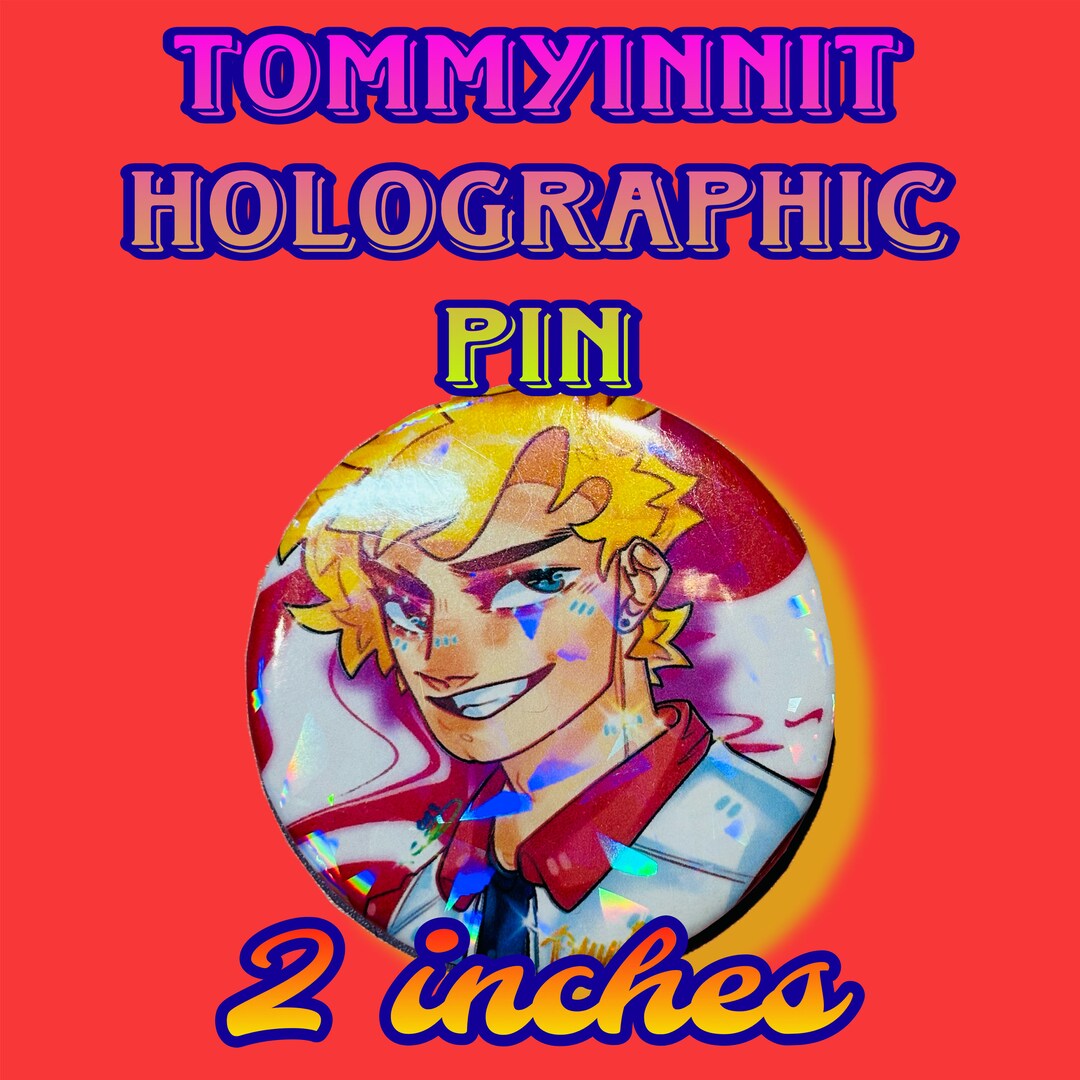 Holographic Tommyinnit Pin - Etsy