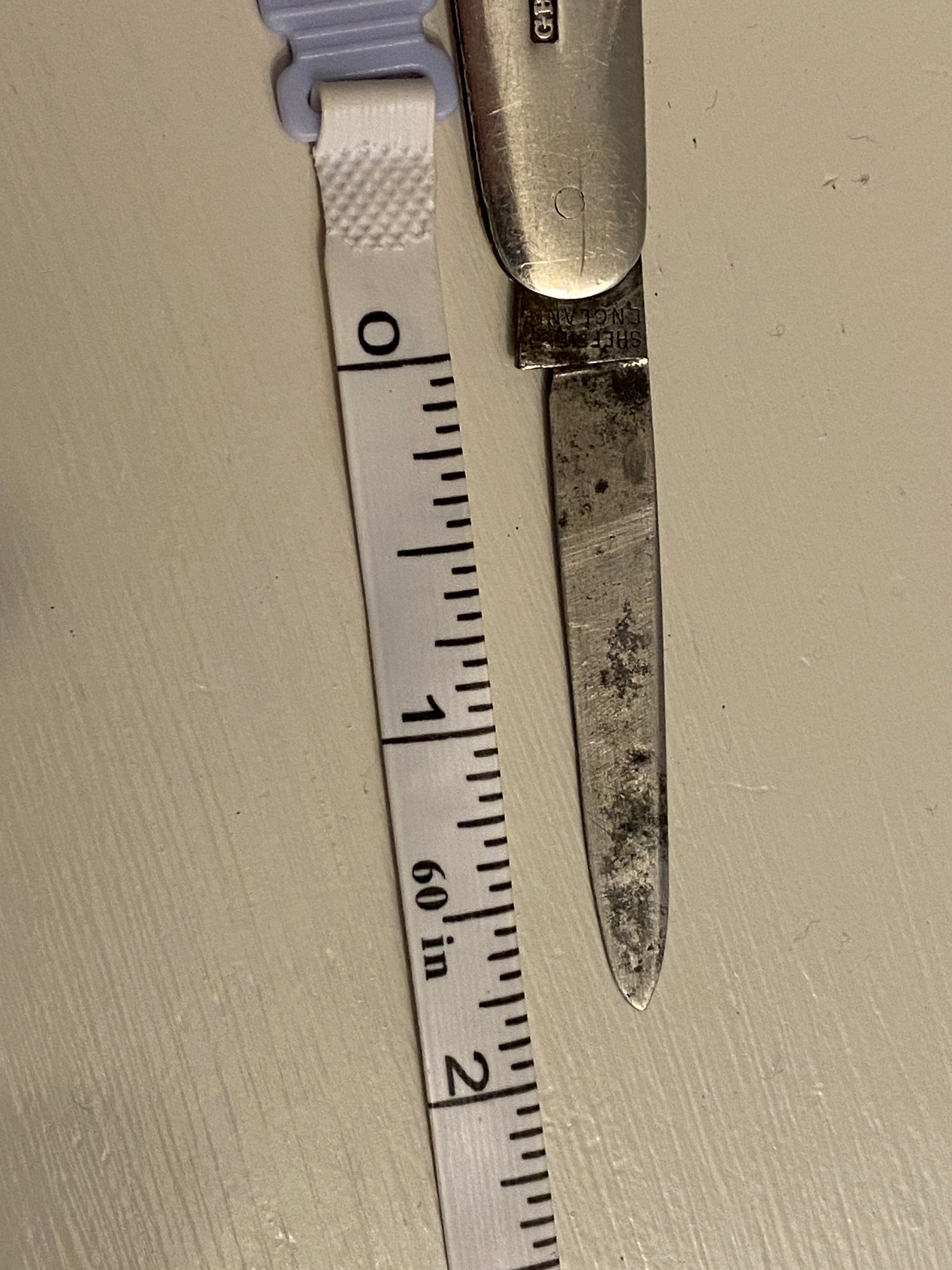 Solid Silver Pocket Knife Antique Hallmarked 1916 2 Inch Blade - Etsy