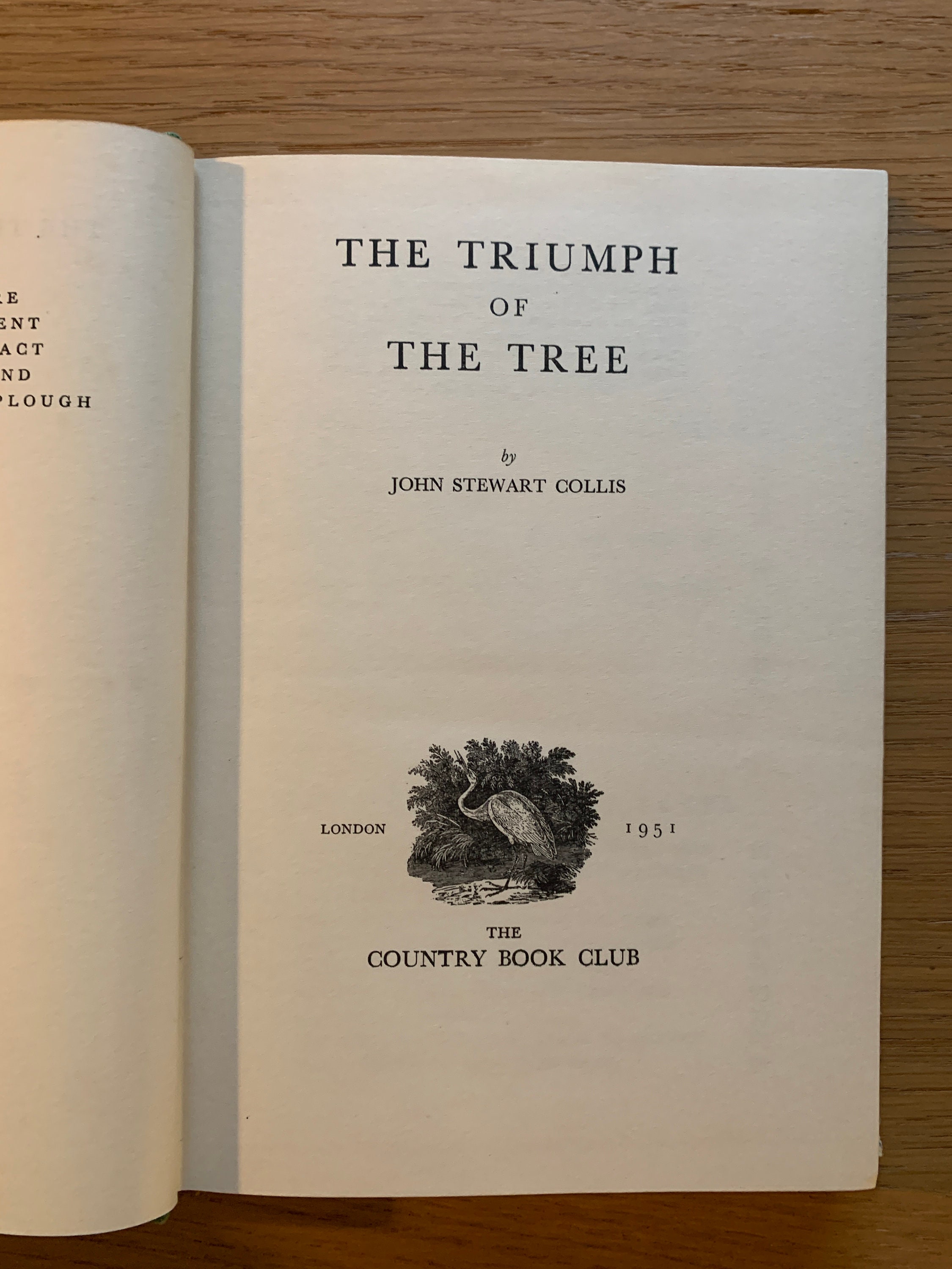 The Triumph of the Tree by John Stewart Collis Vintage 1951 - Etsy