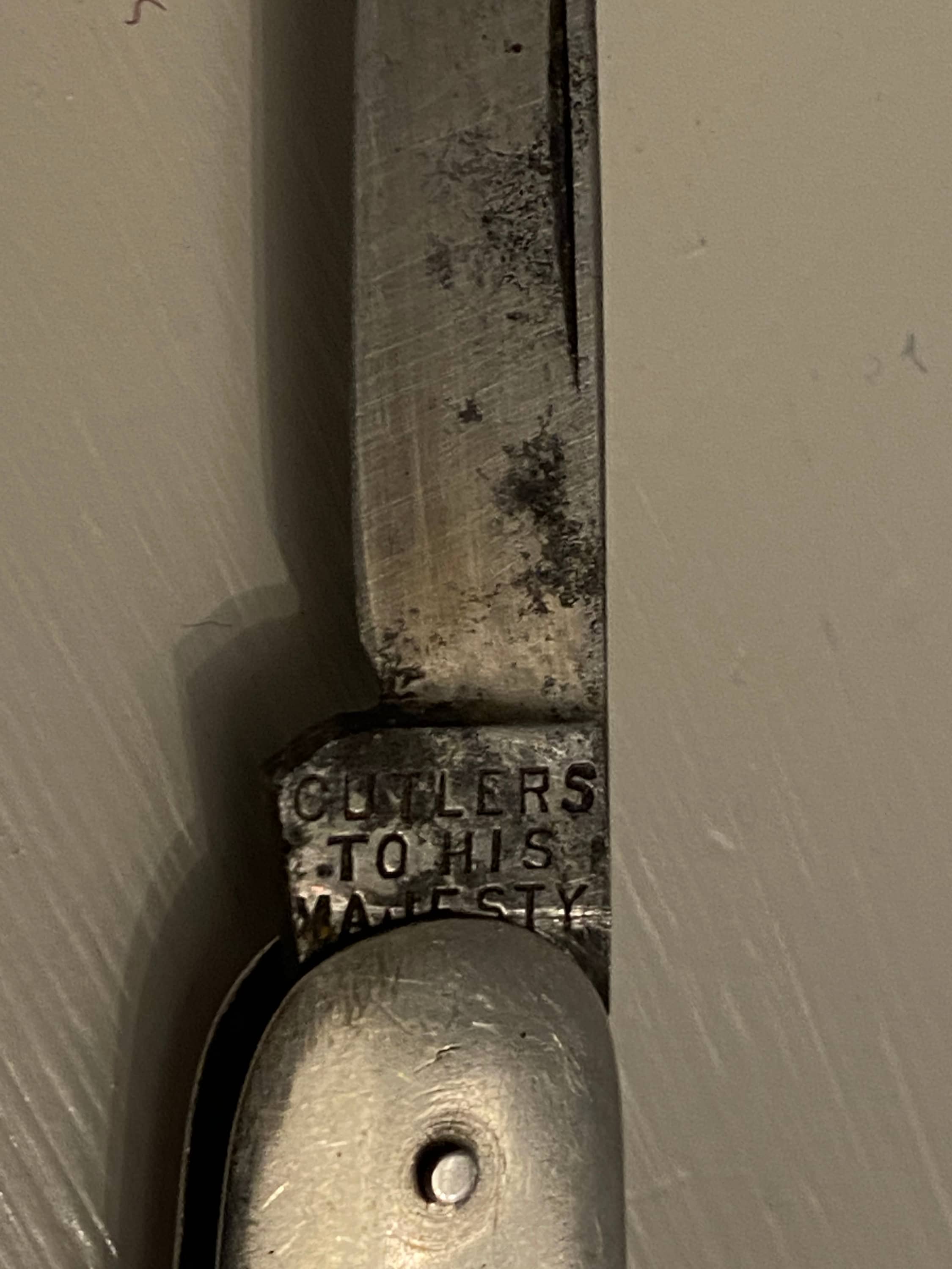 Solid Silver Pocket Knife Antique Hallmarked 1916 2 Inch Blade - Etsy