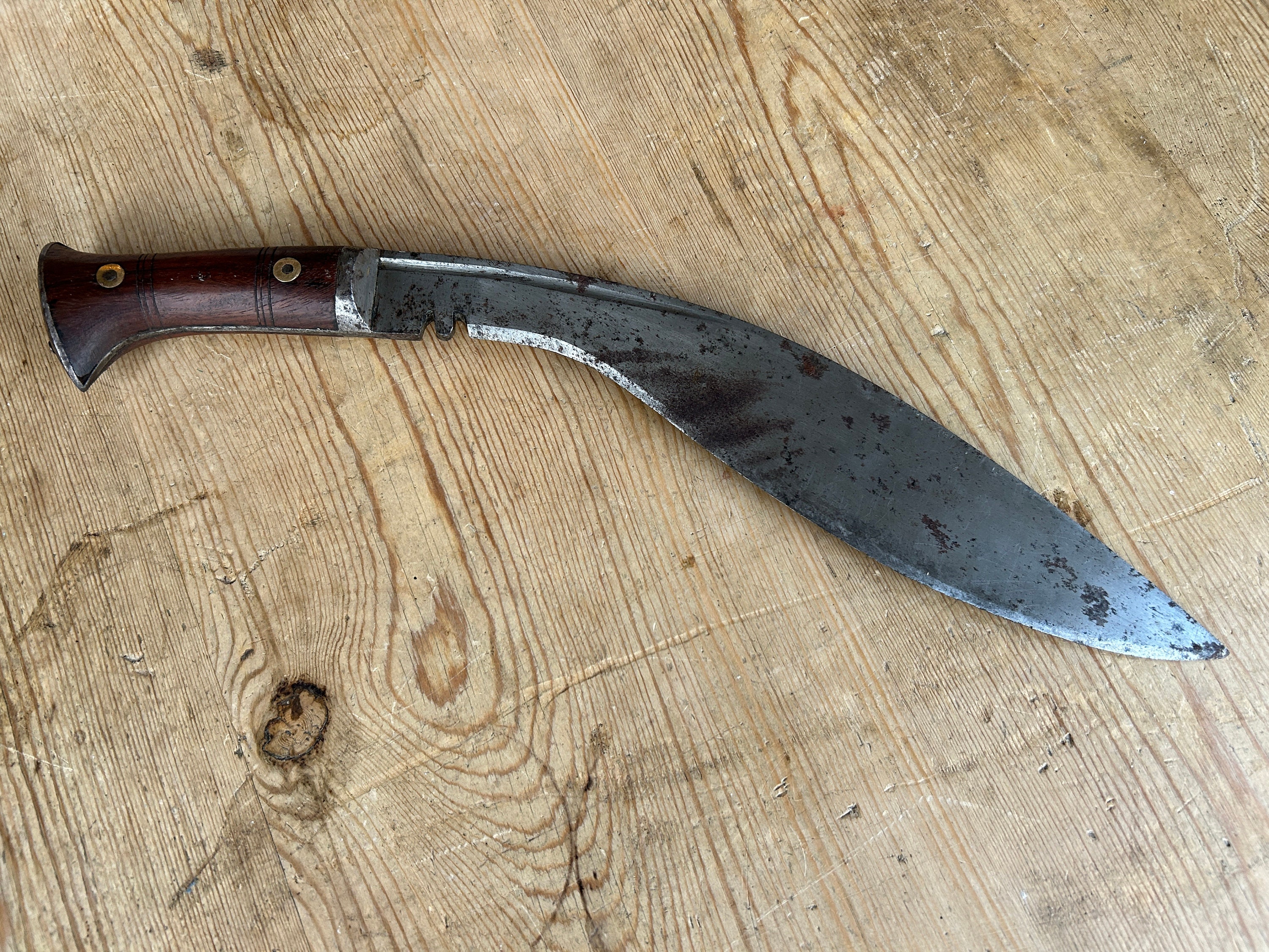 WW2 ORIGINAL MK2 Kukri British Fighting Knife Sword Pioneer Calcutta ...