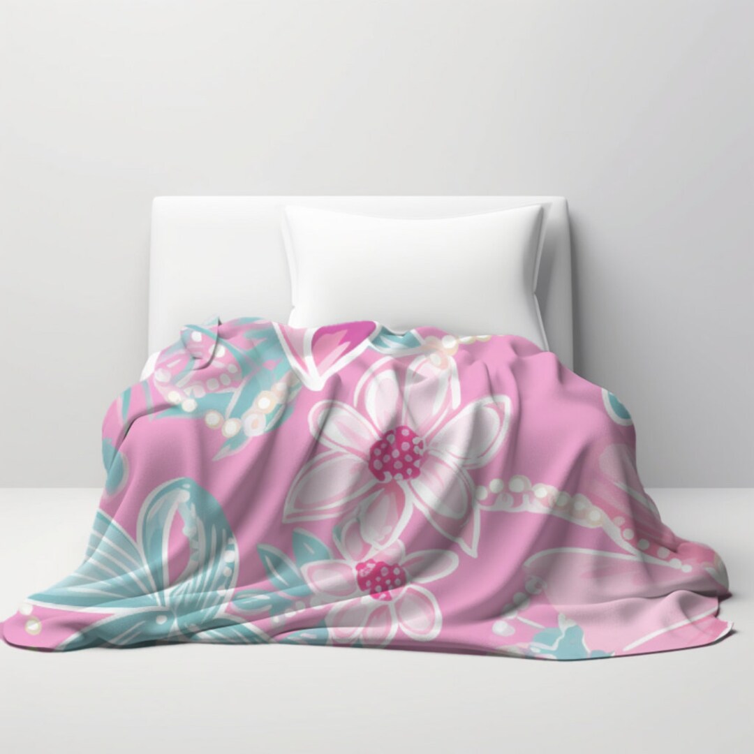 Trendy Girly Bow Blanket Bow Blanket Coquette Pink Blanket Soft Girl ...