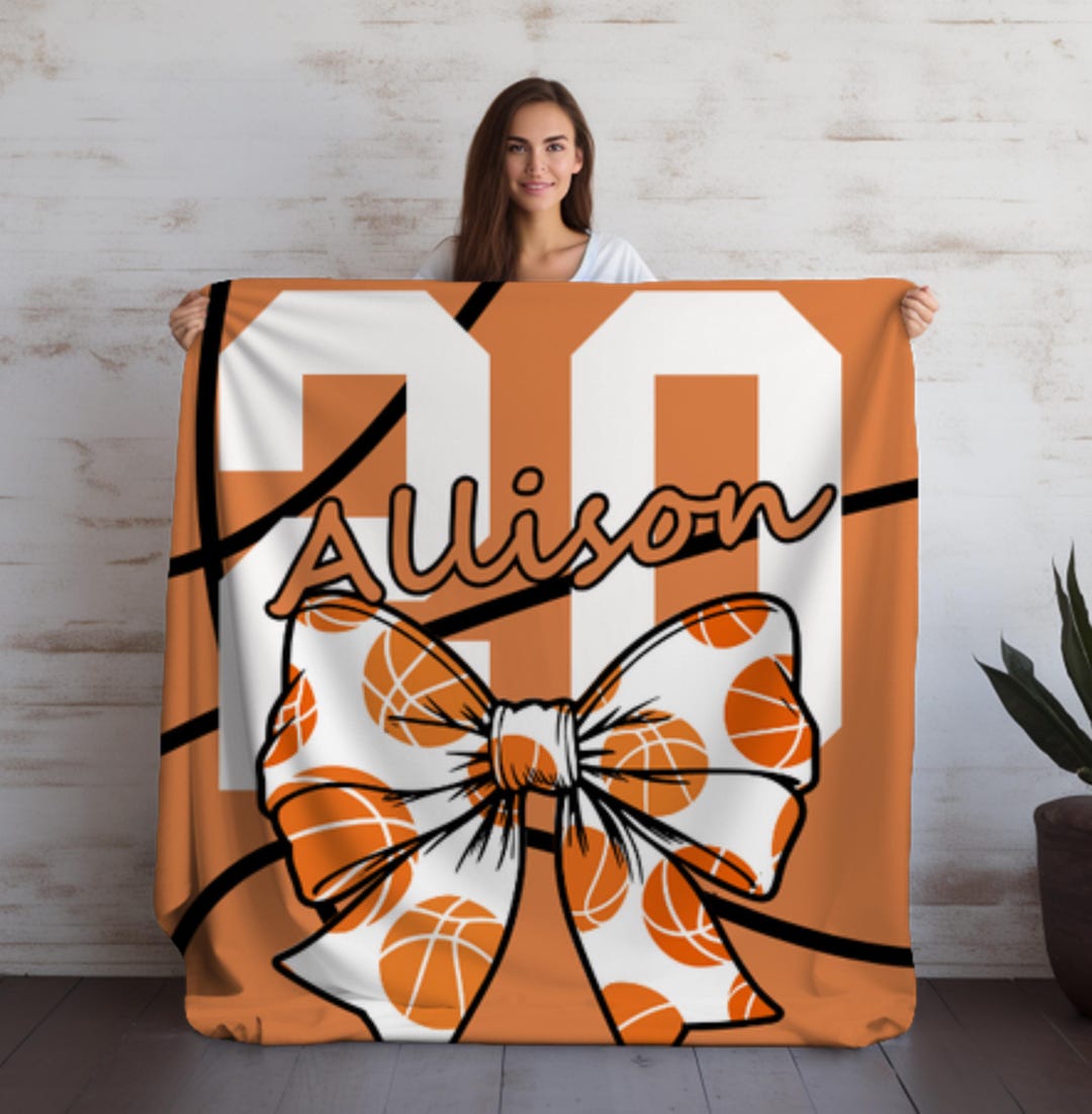 Basketball Blanket for Girl, Basketball Gifts for Girls, Coquette ...