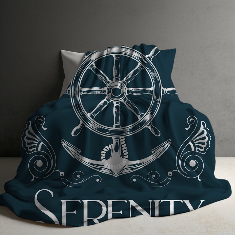 Personalized Boat Blanket, New Boat Owner Gift, Father Days Gift Custom ...