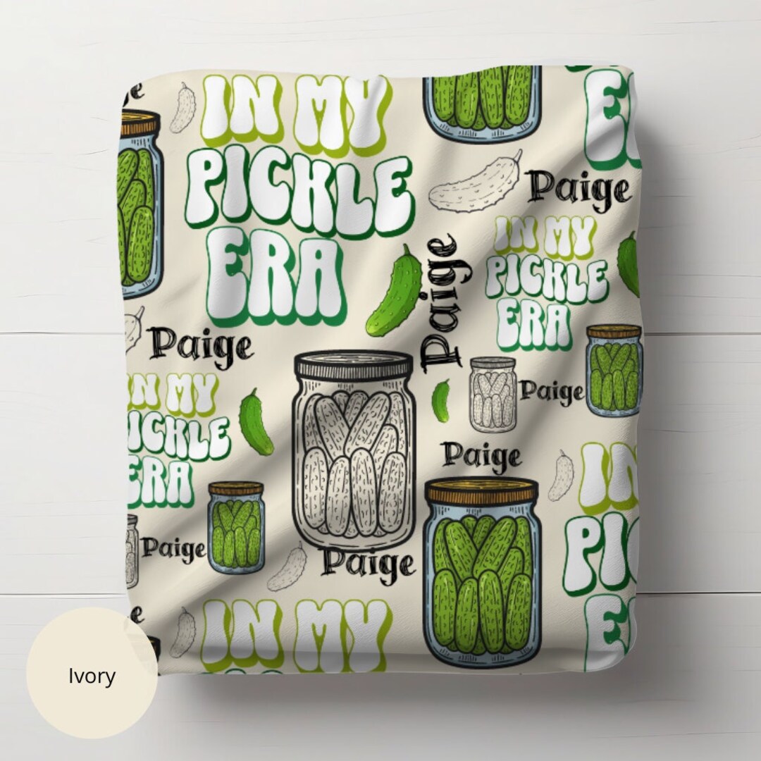 In My Pickle Era Blanket, Gift for Pickles Lovers, Personalized Pickle ...