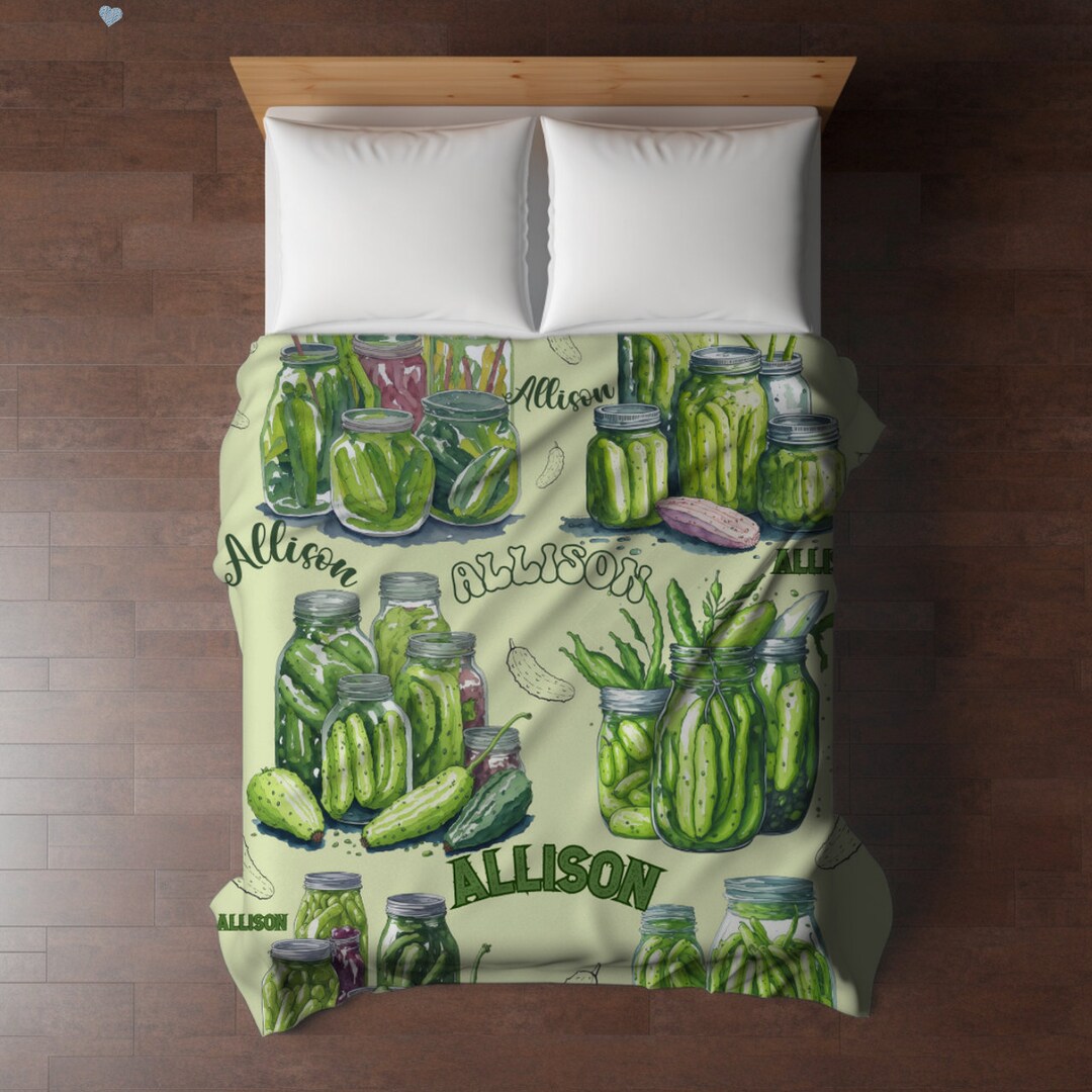 Customized Pickle Name Blanket Pickle Lover Blanket Gift Funny Blanket ...