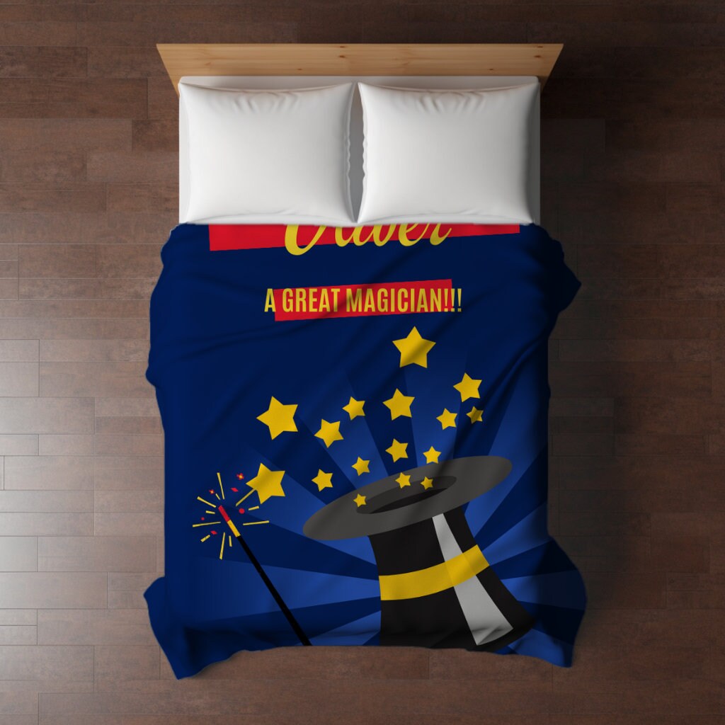 Personalized Magician Blanket Magic Blanket Magician Gift Magical Baby ...
