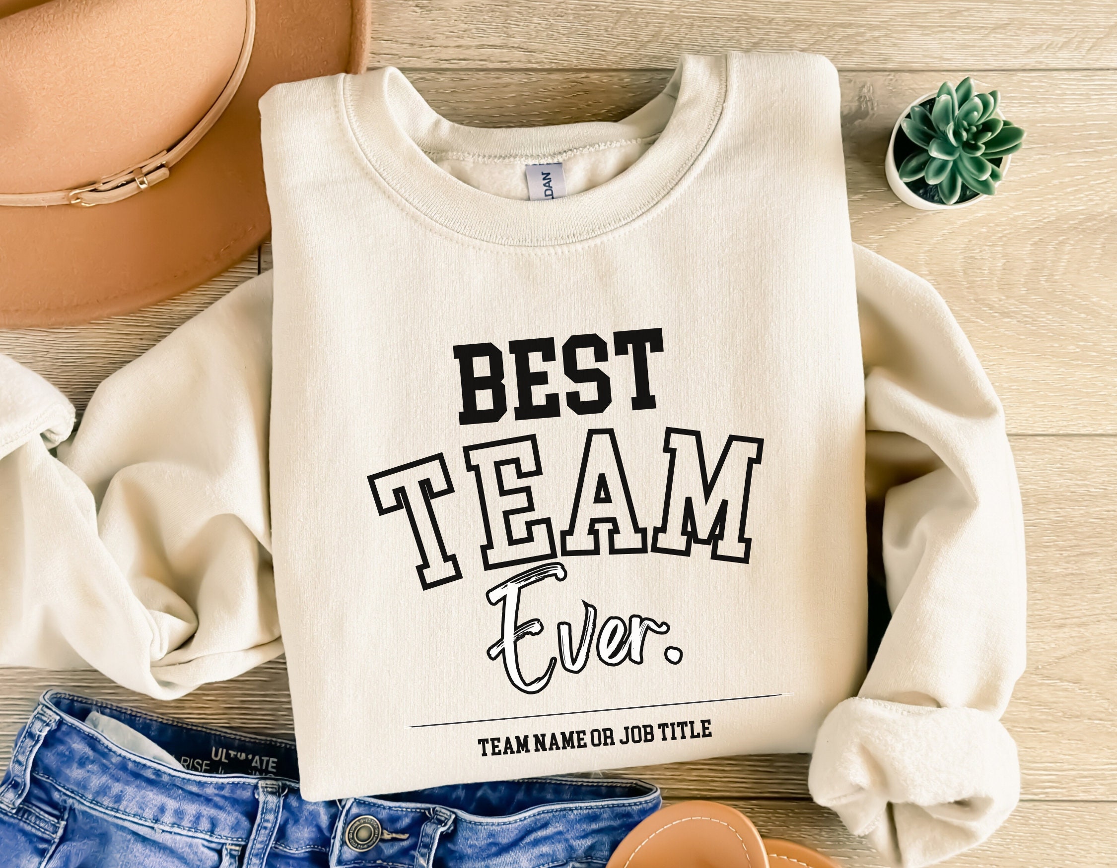 Custom Best Team Ever Shirt Custom Group Shirt Coworker Gift Idea ...