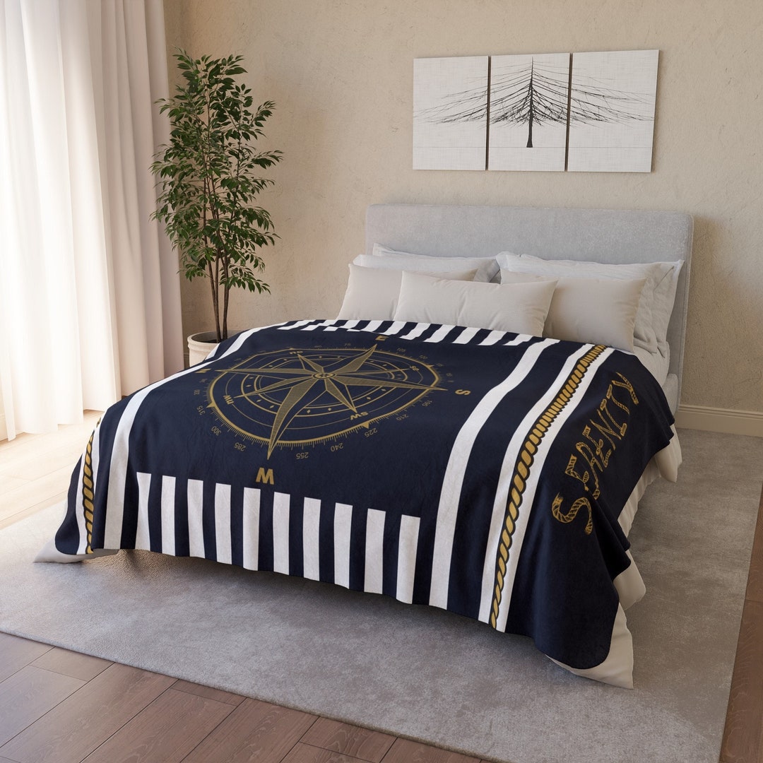 Personalized Boat Blanket for New Boat Owner, Boat Blanket Nautical ...