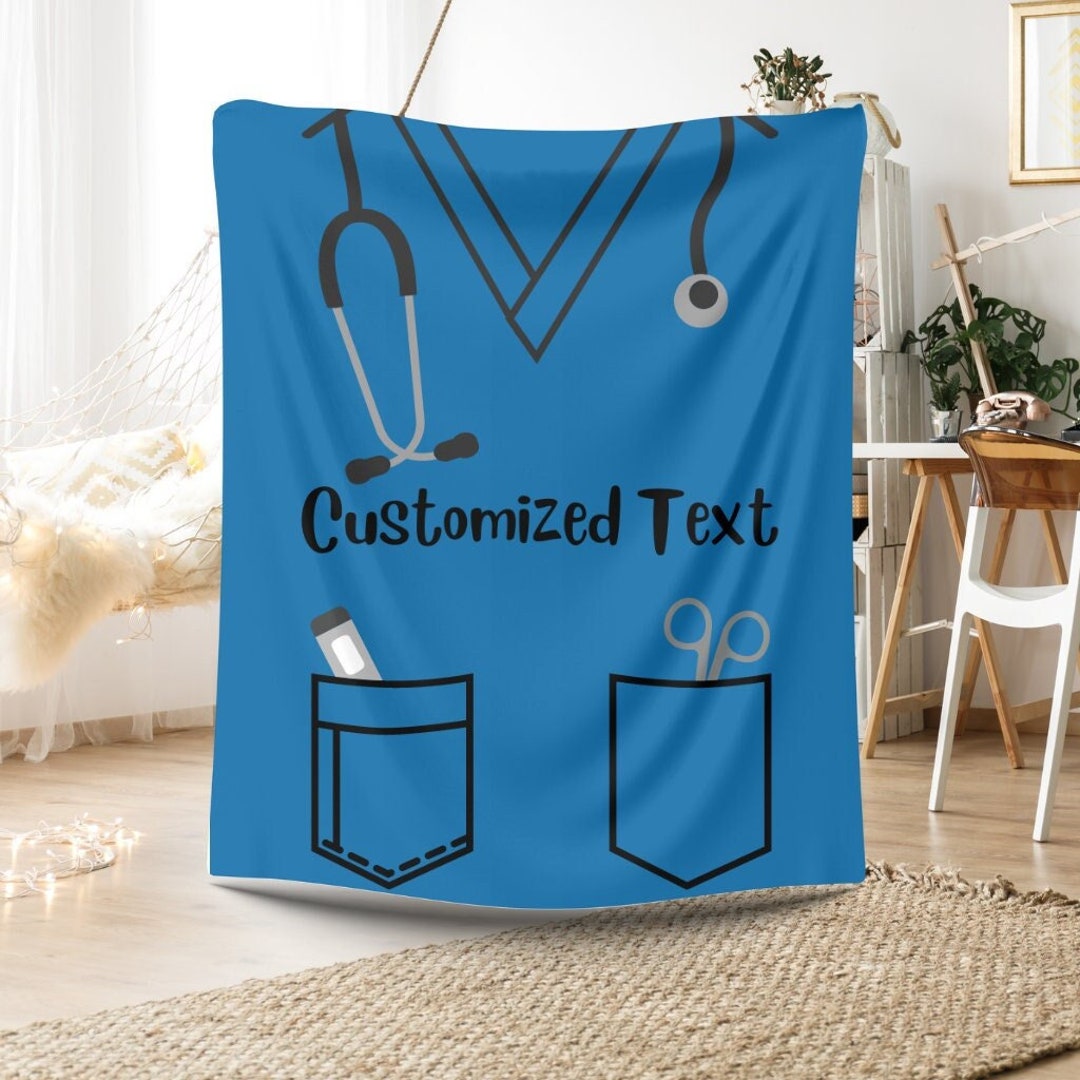 Personalized Nurse Blanket Customized Blanket for Nurse Gift for Nurse ...