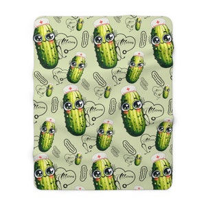 Nurse Pickle Name Blanket Pickle Lover Blanket Gift for Nurse Nurse ...