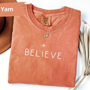 Comfort Colors Believe Christmas Shirt, Bellieving Christmas Gift, Xmas ...