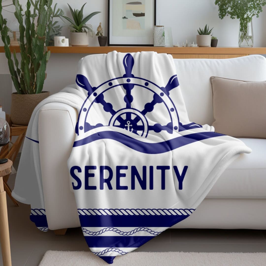 Personalized Boat Blanket, New Boat Owner Gift, Father Days Gift Custom ...