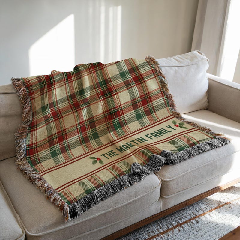 Blanket Woven Checker - Etsy