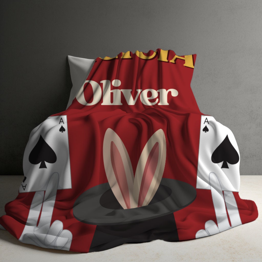 Personalized Magician Blanket Magic Blanket Magician Gift Magical Baby ...