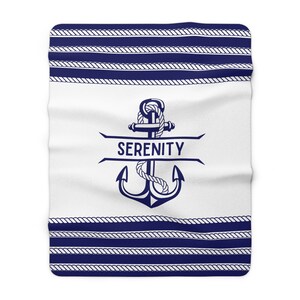Personalized Boat Blanket Boat Gift Boat Blanket Nautical Captain Gift ...