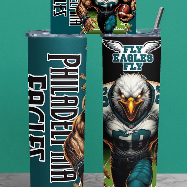 Philadelphia Eagles Tumbler Wrap - Etsy