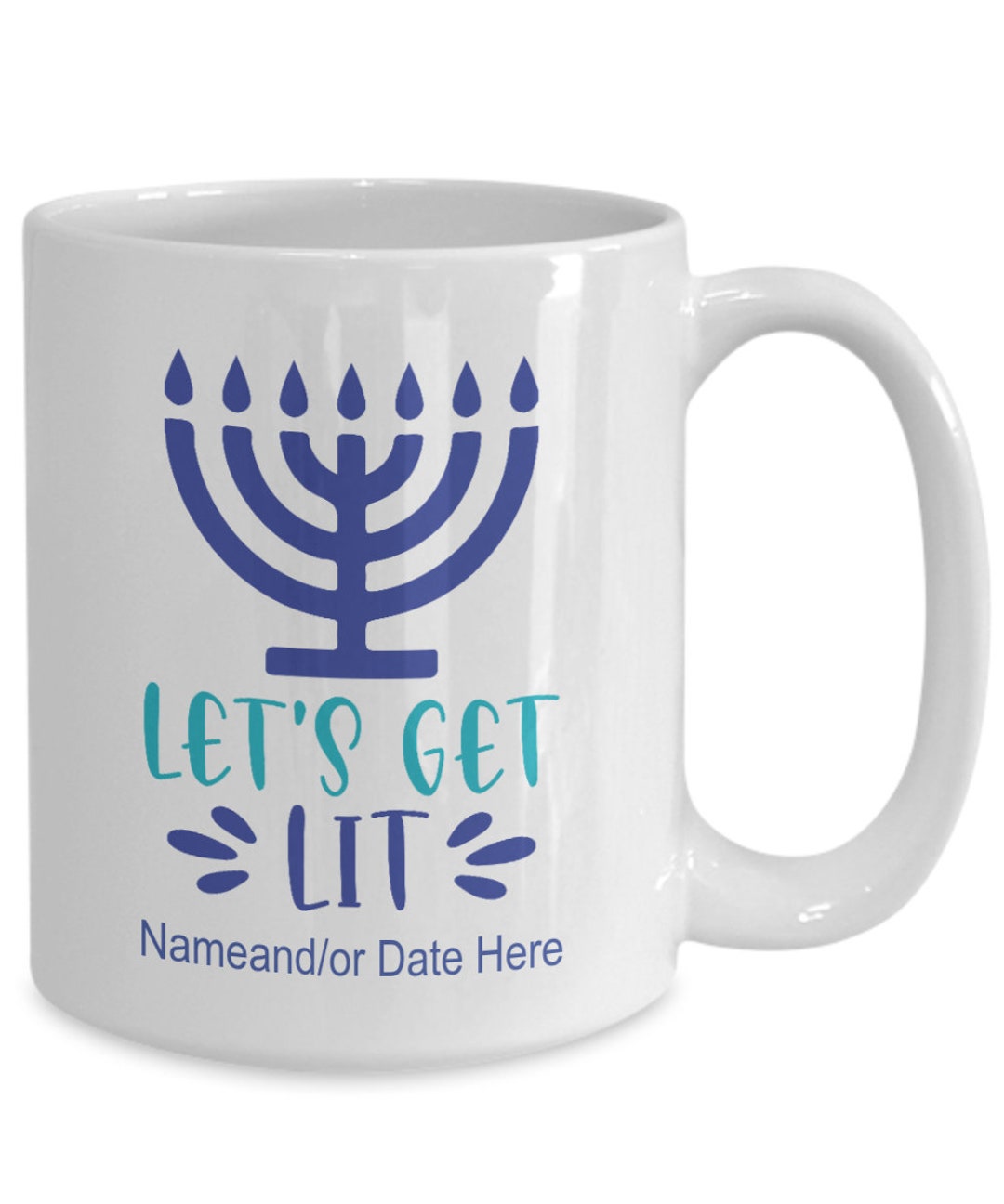 Menorah Cute Personalized Hanukkah Chanukah Gift for Kids Boy Girl ...