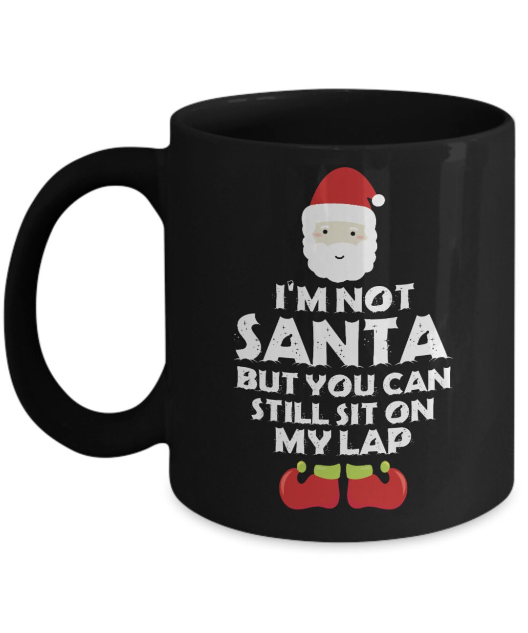 Naughty Santa Lap Snarky Funny Personalized Custom Gift for Him ...