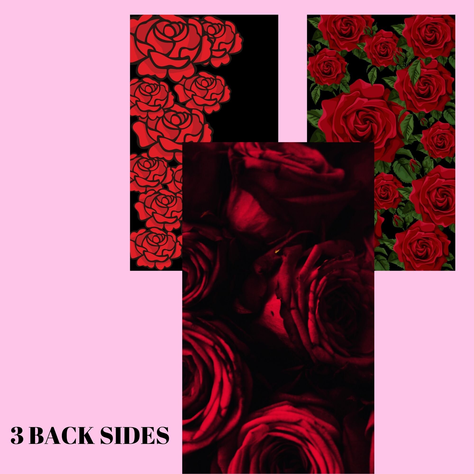 78 Tarot Cards Deck, Red Rose Tarot Cards, Printable Oracle Deck, Digital Tarot Deck, Tarot Deck ...