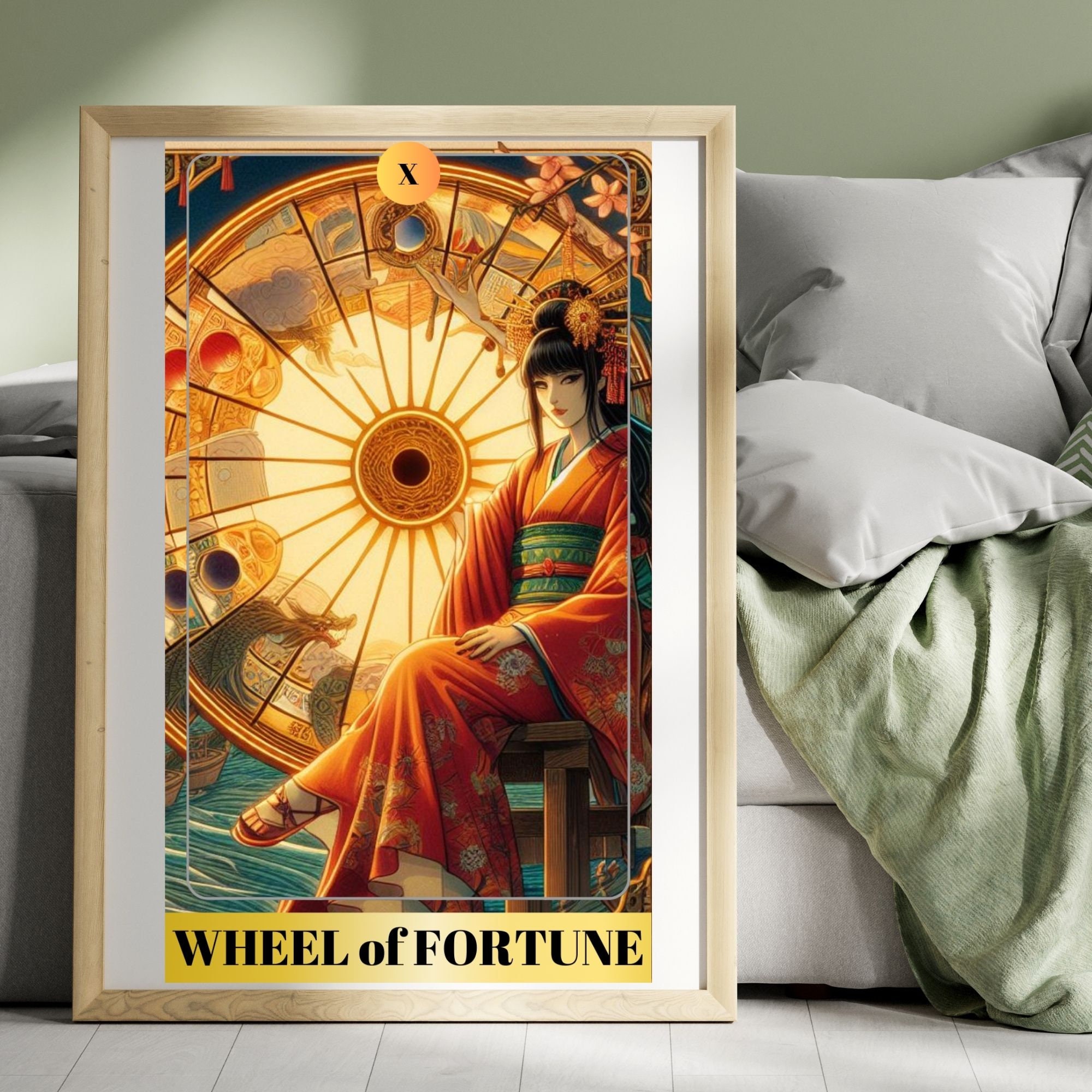 Japanese Theme 22 Major Arcana Tarot Cards,instant Spiritual Insights ...