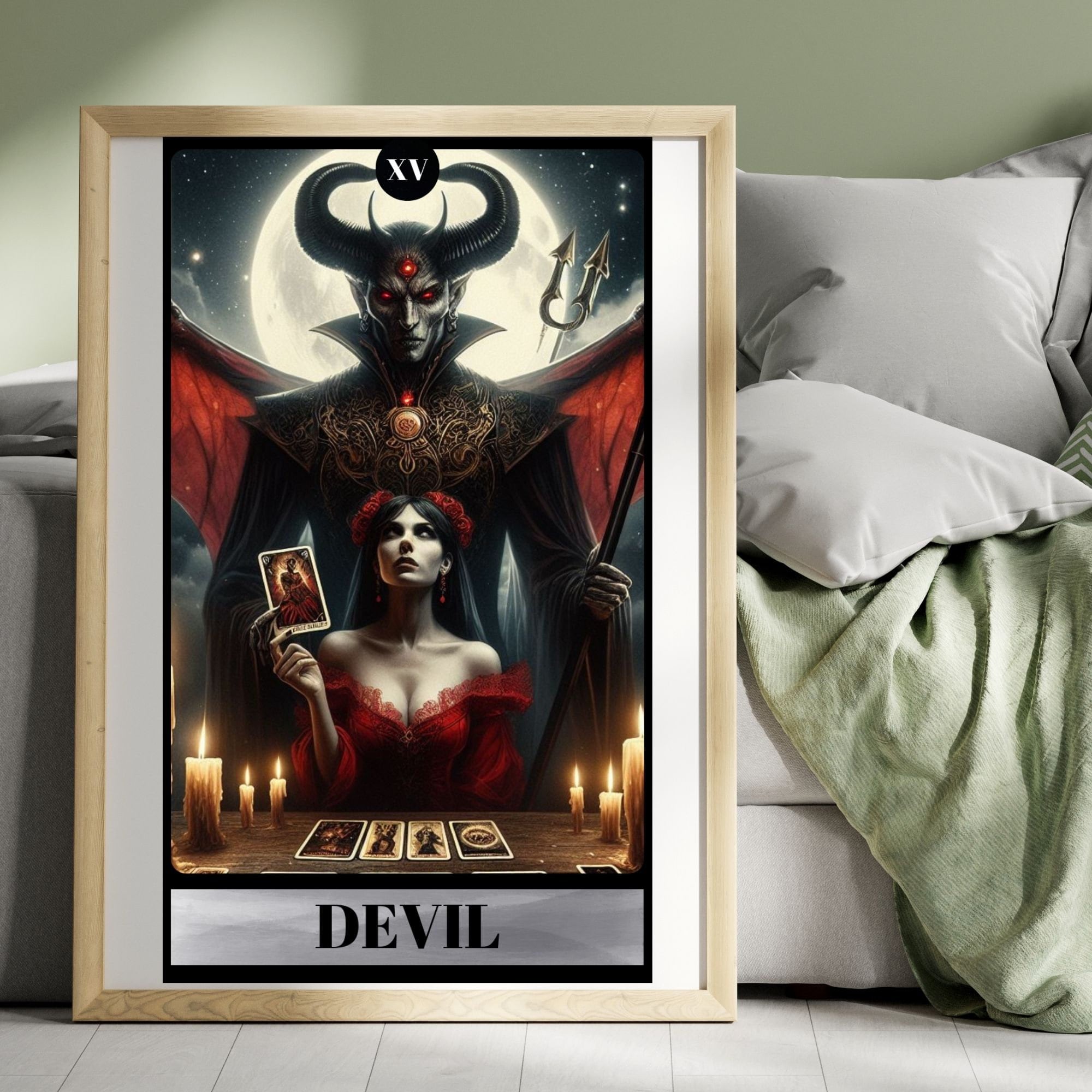 78 Tarot Cards Deck, Gothic Tarot Cards, Printable Oracle Deck, Digital ...