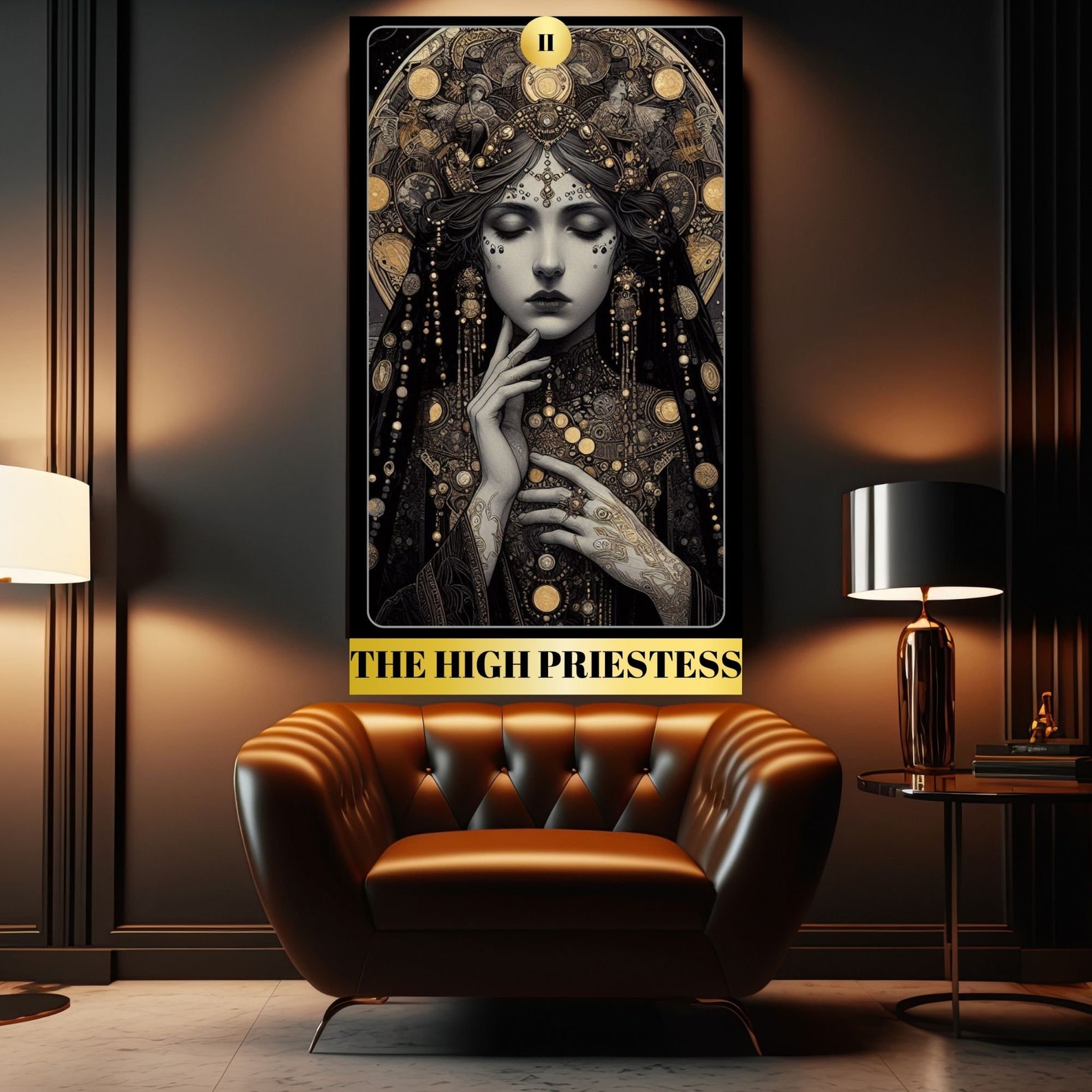 78 Tarot Cards Deck, Klimt Theme Tarot Cards, Printable Tarot Deck ...