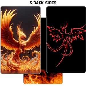 Phoenix Tarot Deck: 78 Printable Cards (PNG Format) - Etsy