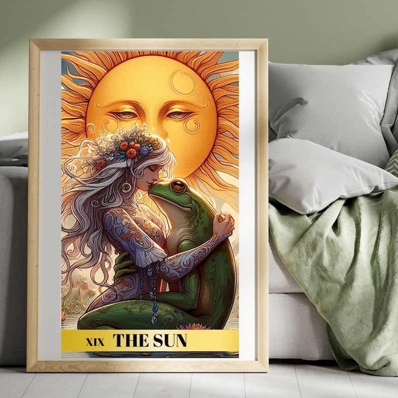 78 Tarot Cards Deck, Frog Tarot Cards, Printable Tarot Deck, Tarot Deck ...