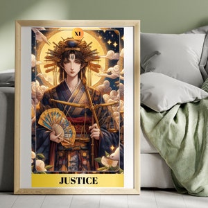 Japanese Theme 22 Major Arcana Tarot Cards,instant Spiritual Insights, Downloandable Tarot Deck ...