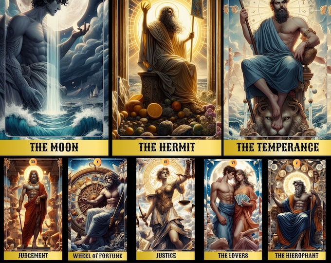 Printable Oracle Deck GREEK MYTHOLOGY ORACLE Printable Oracle Cards ...