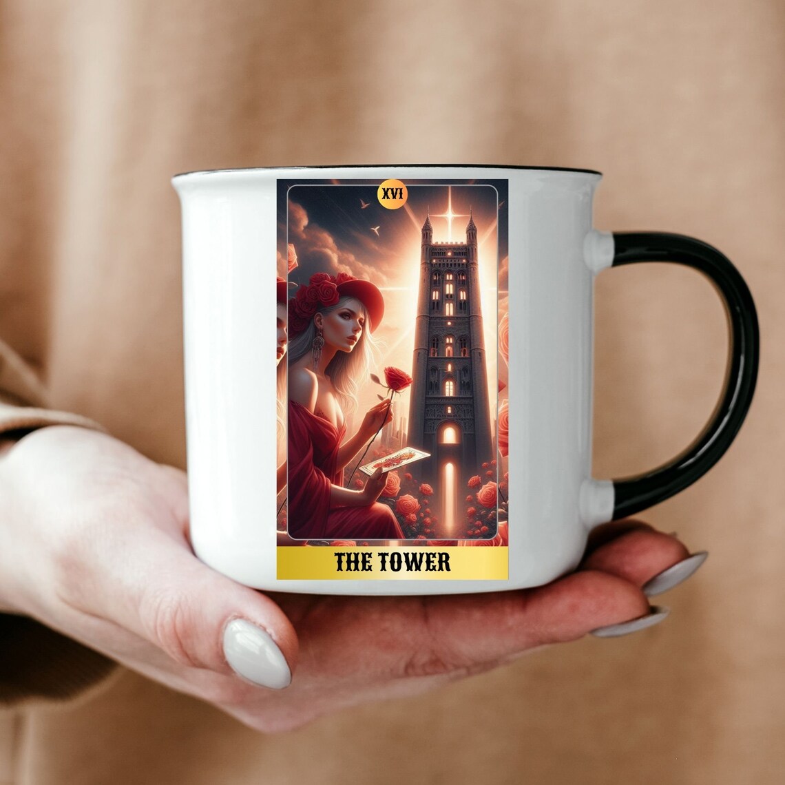 78 Tarot Cards Deck, Red Rose Tarot Cards, Printable Oracle Deck ...