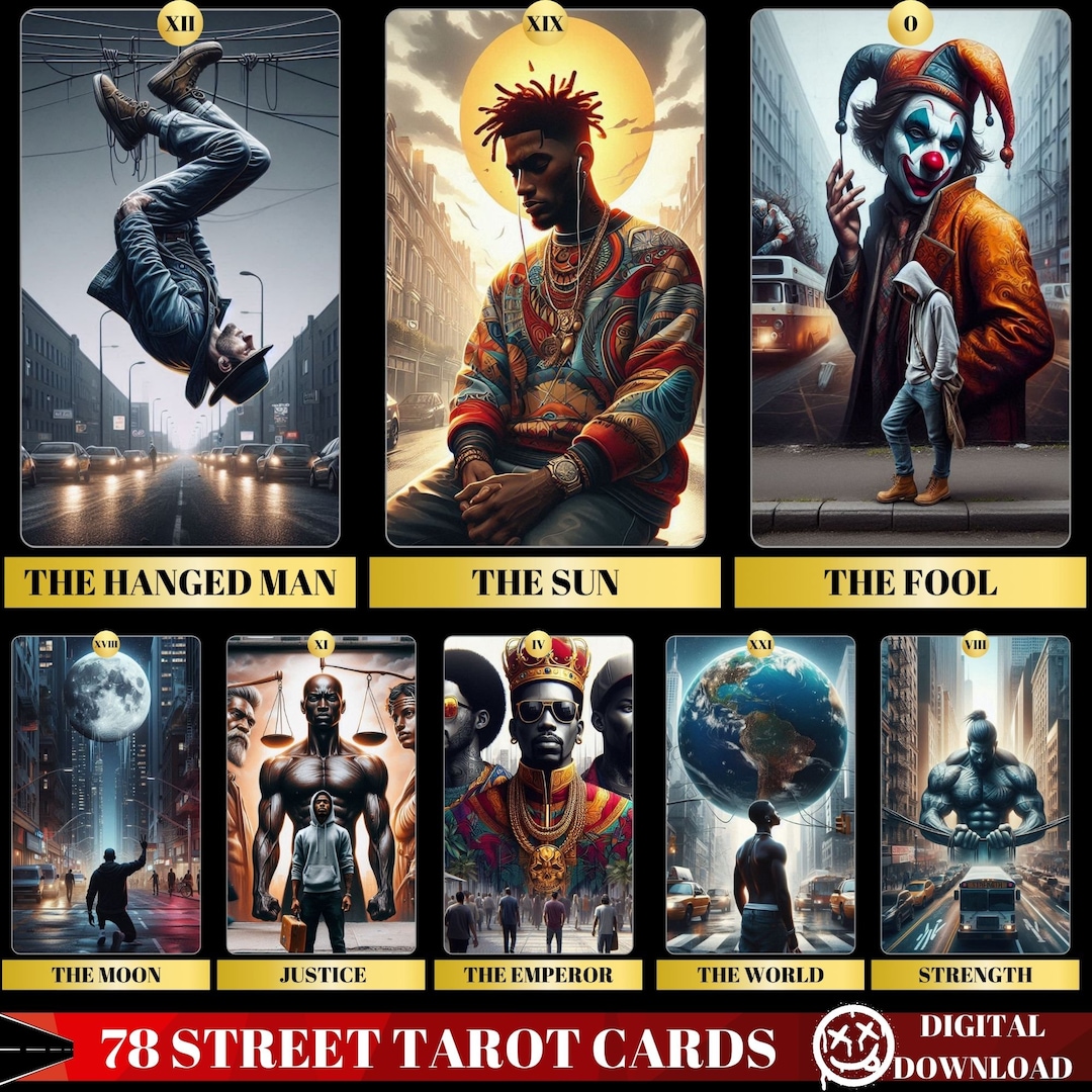 78 Street Art Tarot Cards: Urban Deck (digital Download) - Etsy