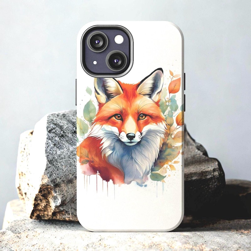 Holiday Fox Phone Case - Etsy
