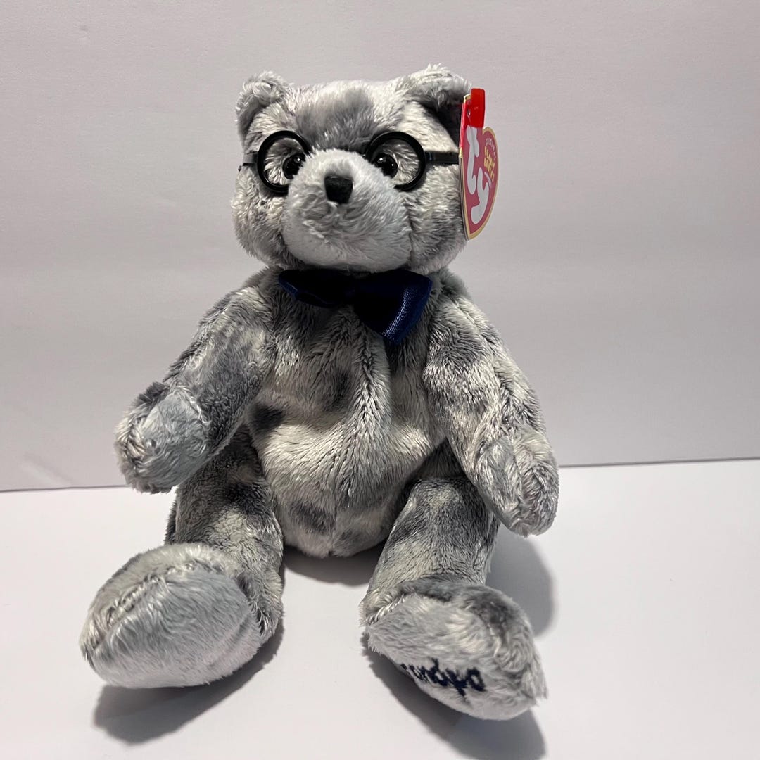 TY Beanie Baby GRANDFATHER Bear Vintage Ty Stuffed Animal Plush Toy ...