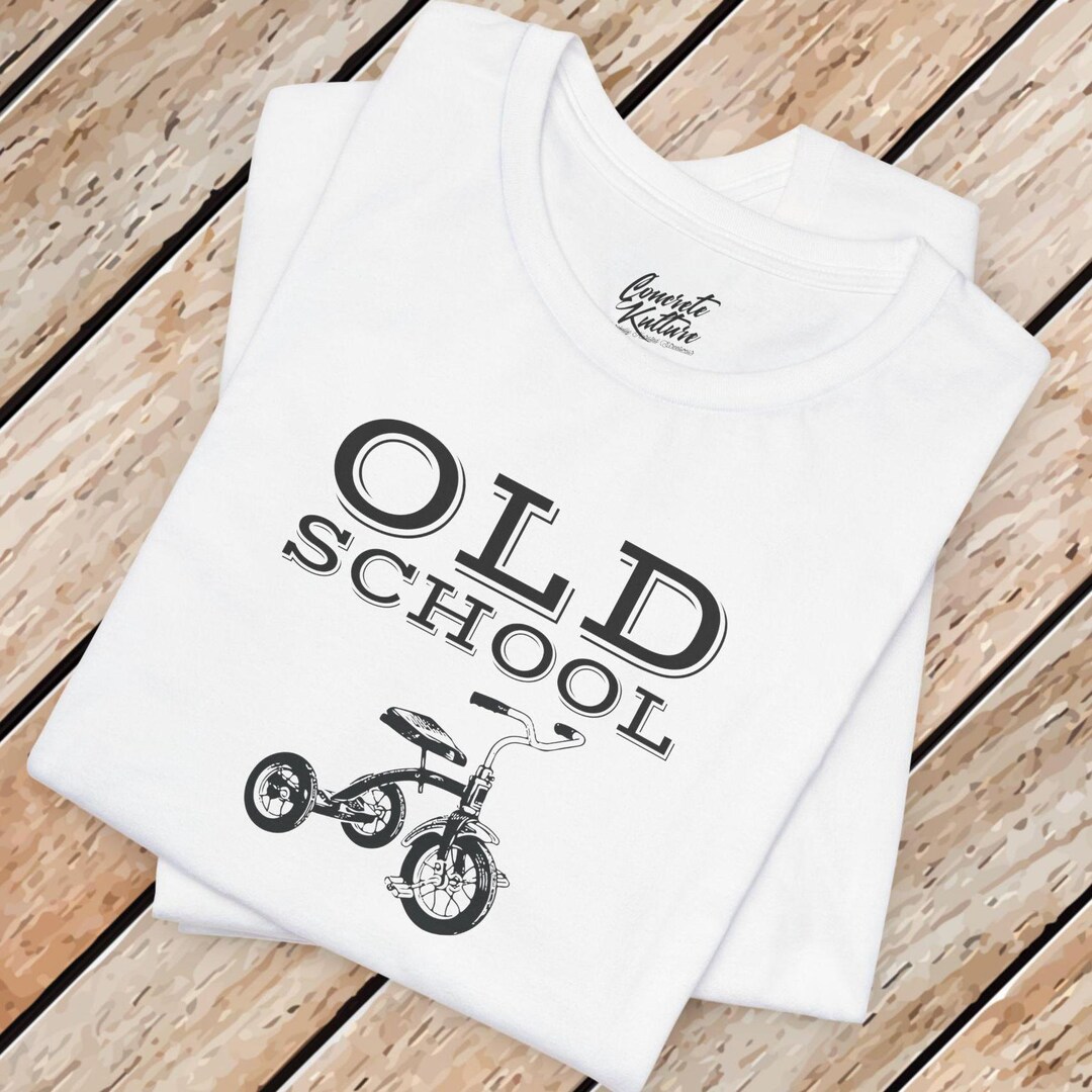 Old School Tricycle T-shirt: Retro Dad Tee - Etsy