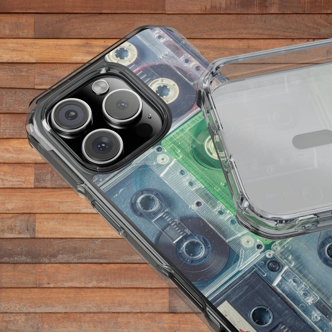 Retro Cassette Tape iPhone Case: Clear Impact Cover - Etsy