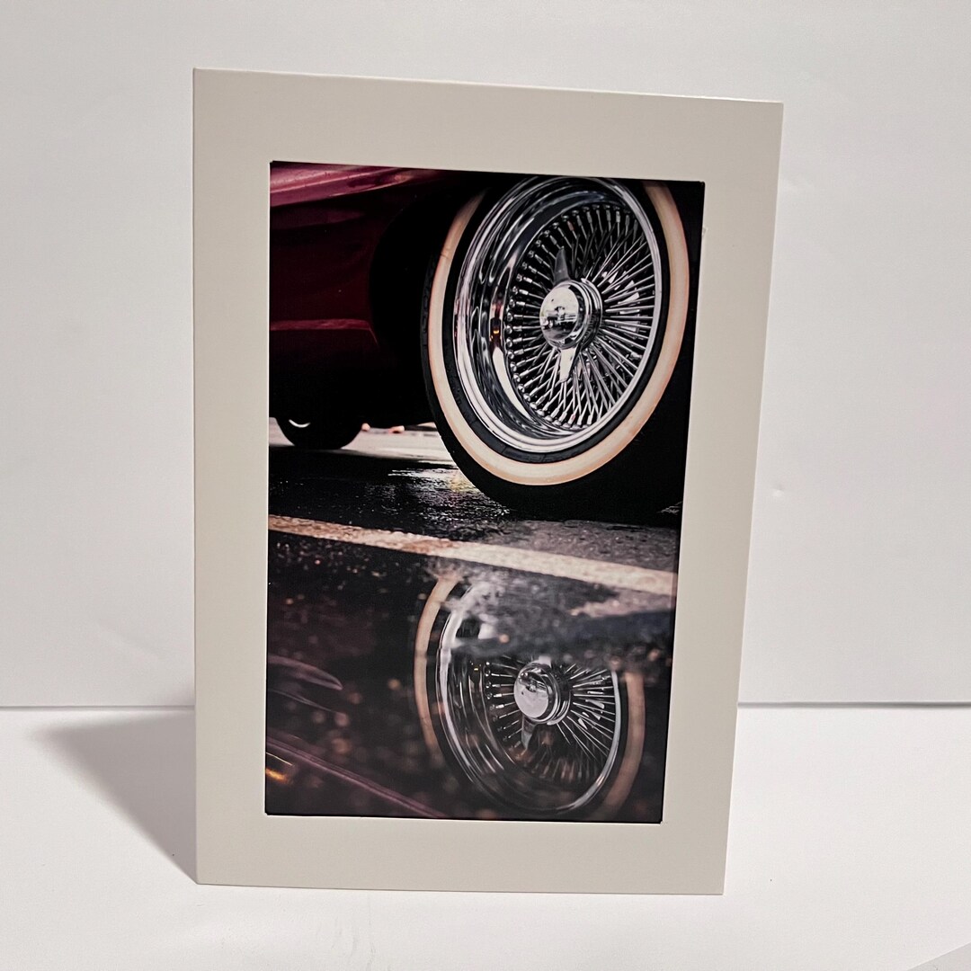 5x7 New Mexico Lowrider Photo Card – Classic Car Greeting Card, Chicano ...