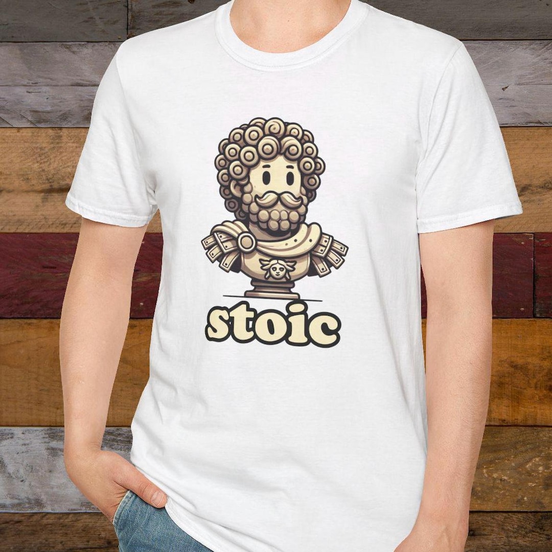 Stoic Shirt, Marcus Aurelius Inspirational Tee, Stoicism Gift, Guy ...
