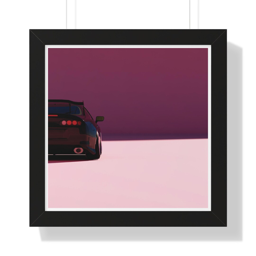 JDM Car Poster, Modern Car Framed Poster, Art Print for Car Enthusiasts ...