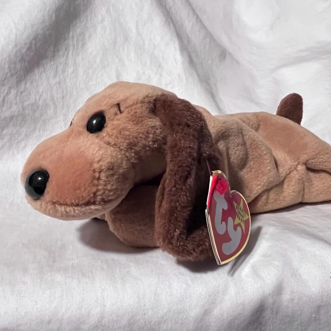 Ty Beanie Baby BONES the Dog Vintage Ty Stuffed Plush Animal Toy - Etsy