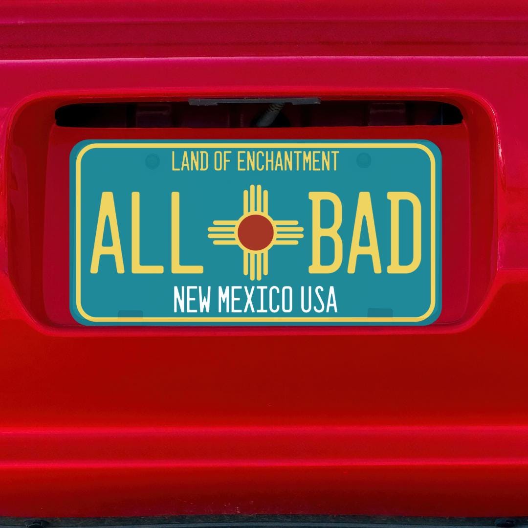 Turquoise New Mexico License Plate: Aluminum Vanity Plate - Etsy