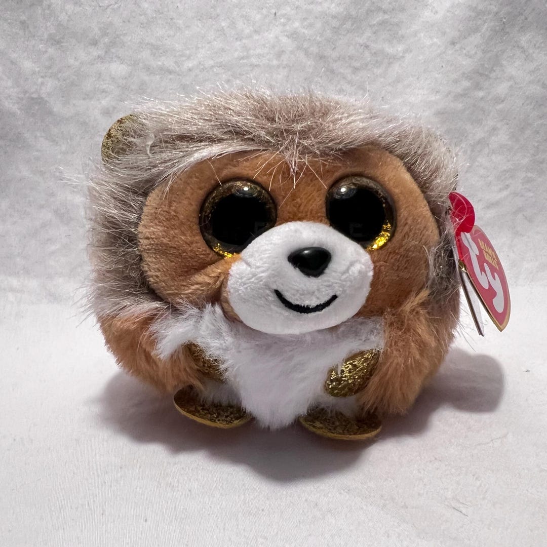 Ty Beanie Ball: Caesar Puffies Plush Toy NWT - Etsy